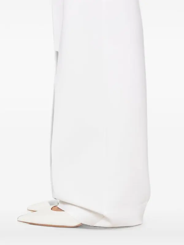 Max Mara Wool Trousers - White