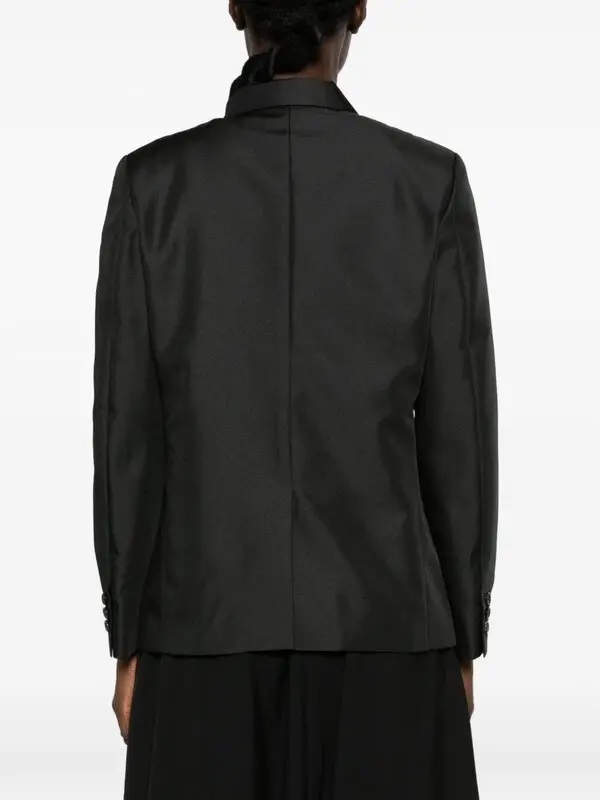 Comme Des Garçons Rouched Single-breasted Jacket