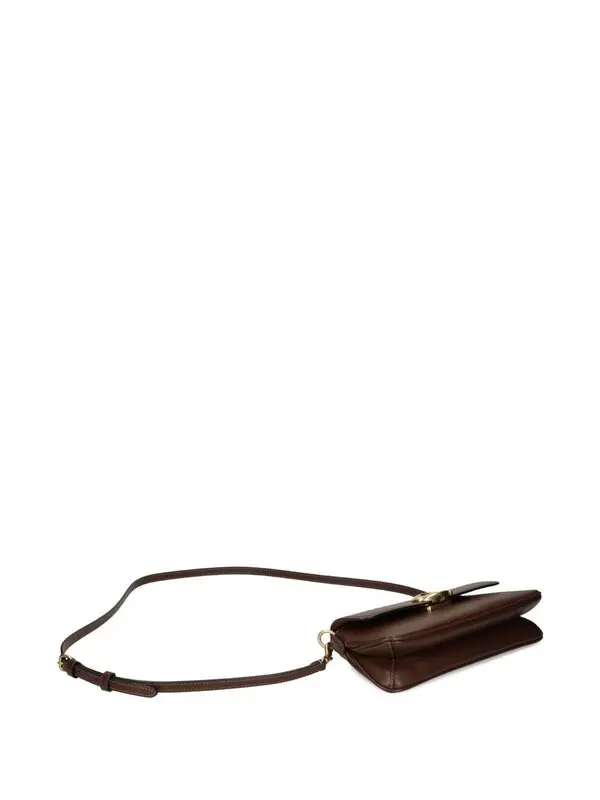 COACH Jet Leather Shoulder Bag