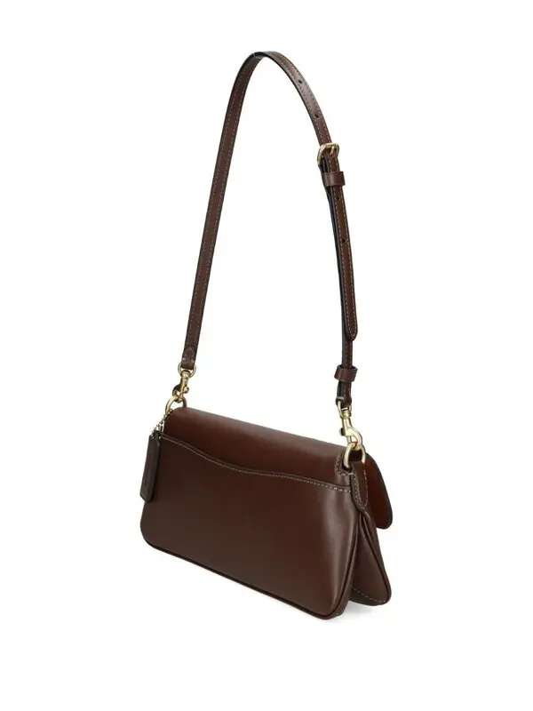 COACH Jet Leather Shoulder Bag