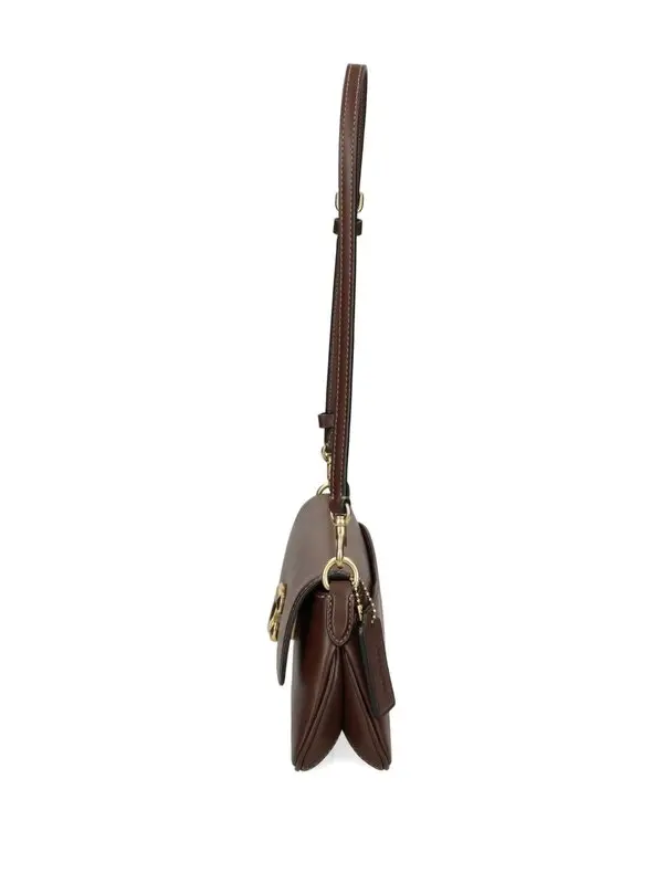 COACH Jet Leather Shoulder Bag