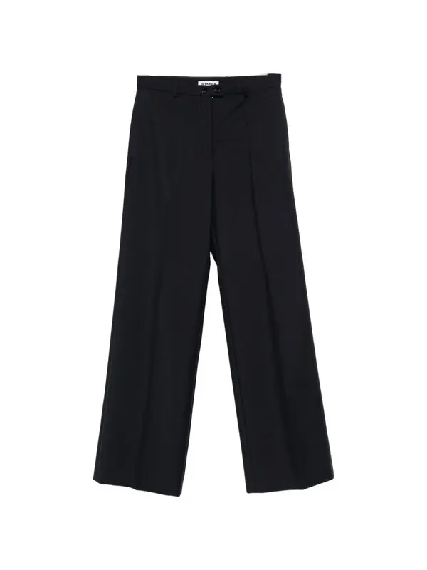 JIL SANDER Wool Straight Trousers