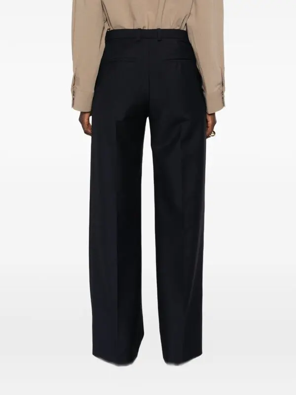 JIL SANDER Wool Straight Trousers
