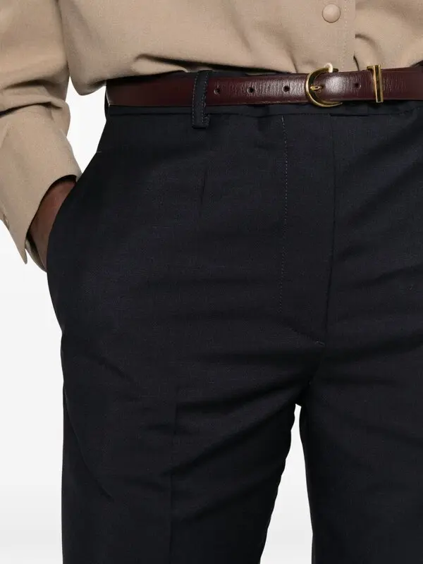JIL SANDER Wool Straight Trousers