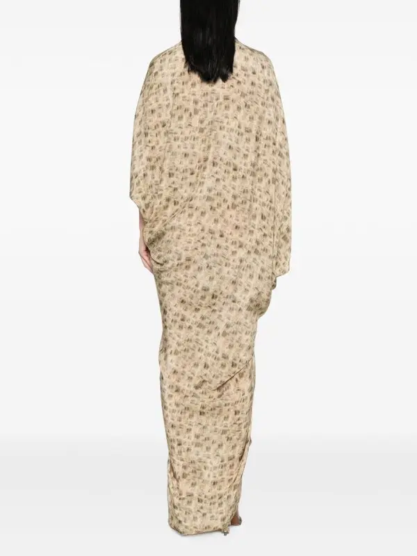CORTANA Mayu Printed Long Dress