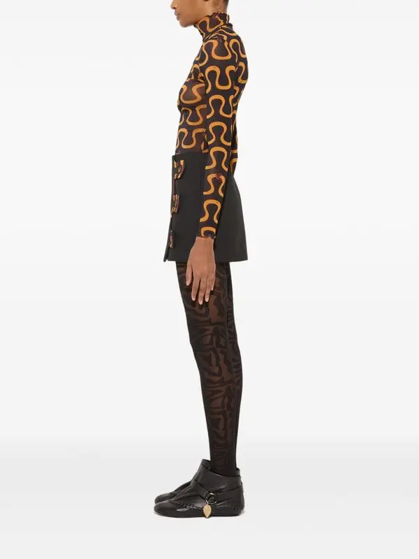 Emilio Pucci Printed Turtle-neck Sweater