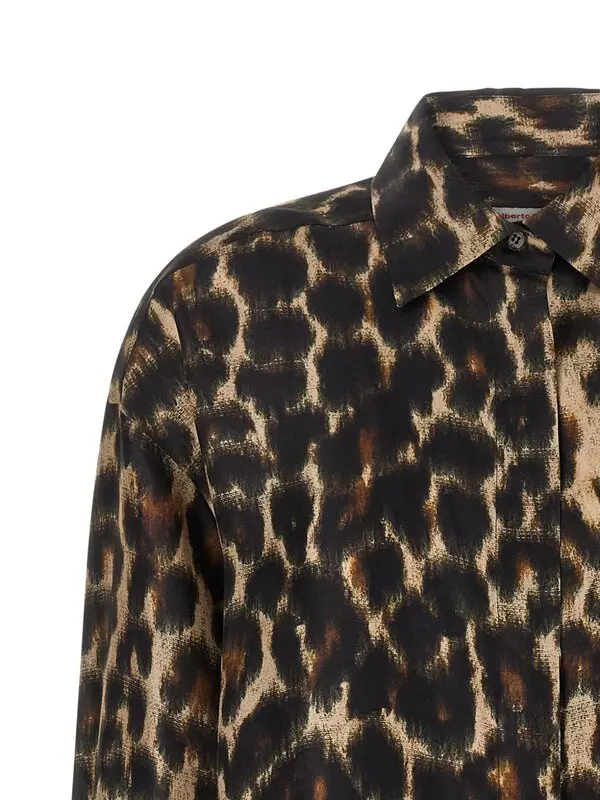 Alberto Biani Printed Silk Shirt