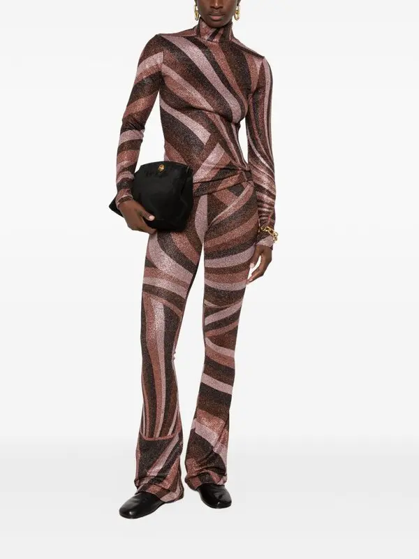 Emilio Pucci Printed Skinny Trousers