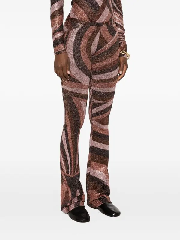Emilio Pucci Printed Skinny Trousers