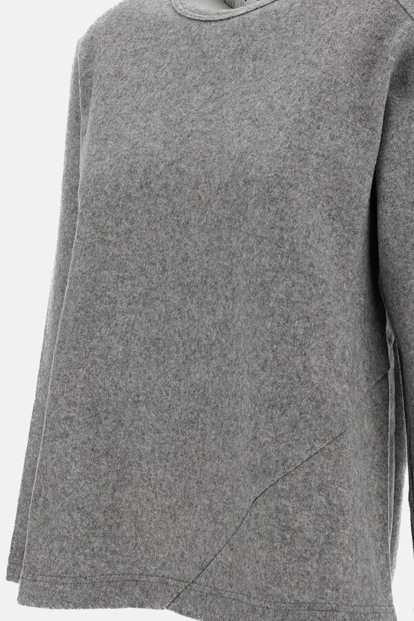 Comme Des Garçons Maglia Girocollo A Maniche Lunghe - Grey