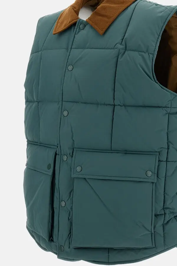 A.p.c. Gilet Trapuntato Imbottito Jimmy - Verde
