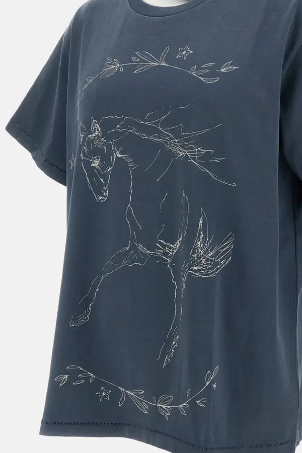 FOUND Maglietta Faded Horses Trot