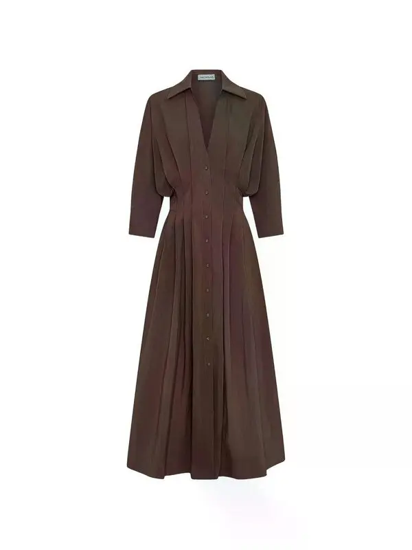 NICHOLAS Lanae Maxi Dress - Brown