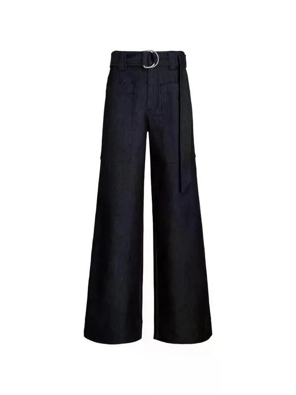 Proenza Schouler White Label Lina Belted Trousers - Blue