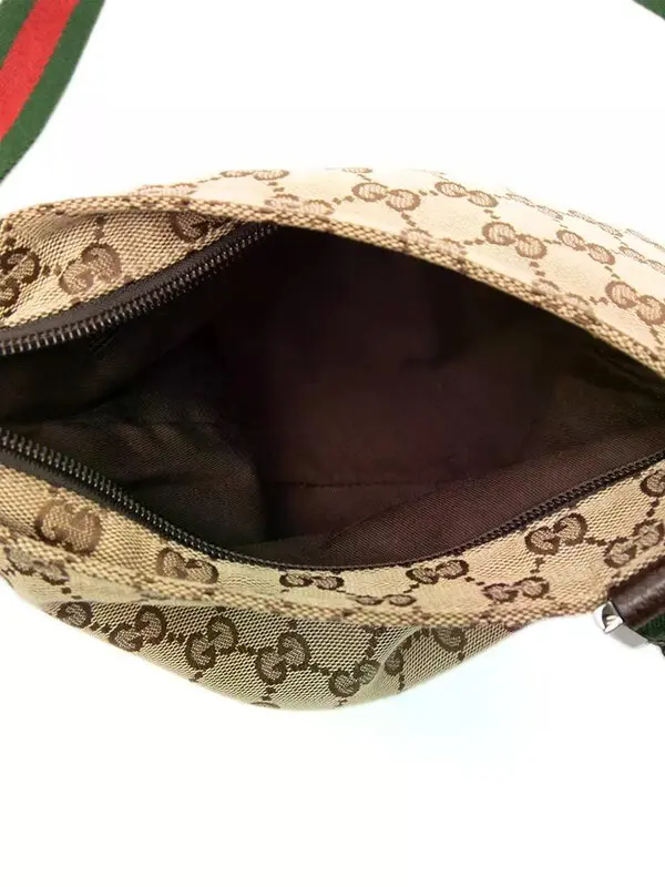 Gucci 2000-2015 Gg Canvas Web Crossbody Bag
