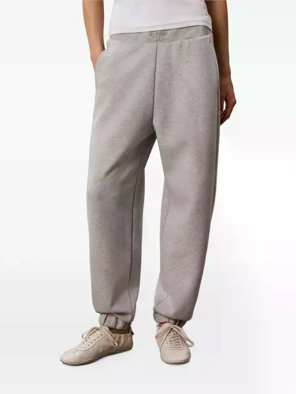 Calvin Klein Spacer Logo-embroidered Elasticated Track Pants