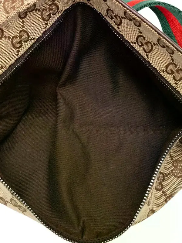 Gucci 2000-2015 Gg Canvas Web Double Pocket Belt Bag