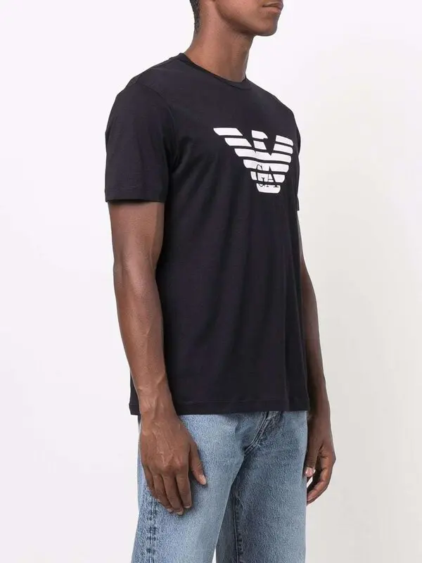 Emporio Armani Logo Printed Crewneck T-shirt