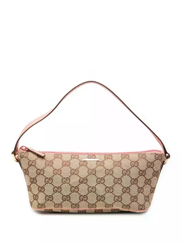 Gucci 2000-2015 Gg Canvas Boat Shoulder Bag - Neutrals