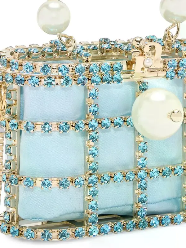 Rosantica Holli Pocket Faux-pearl Tote Bag - Blue