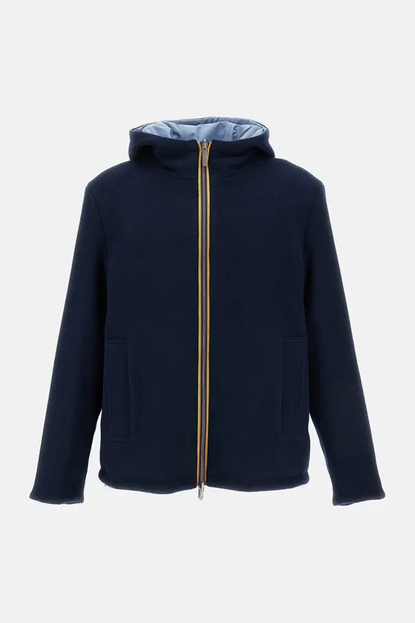 K-WAY Giacca Claudel Wool Bonded Double