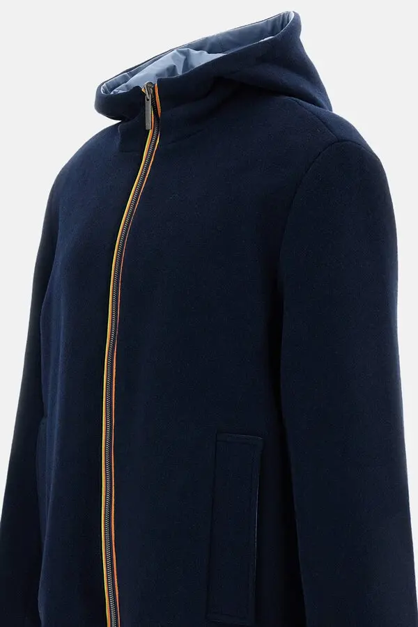 K-WAY Giacca Claudel Wool Bonded Double