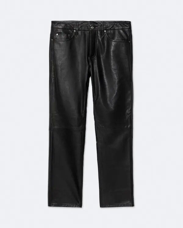 ALLSAINTS Vini Slim Bootcut Leather Pants