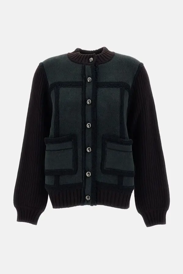 BARRIE Cardigan Color Block