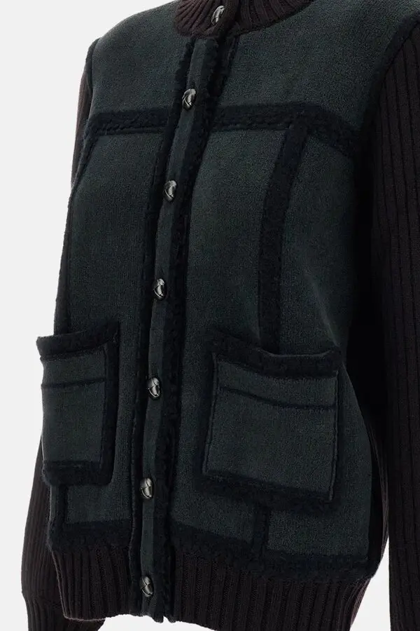 BARRIE Cardigan Color Block