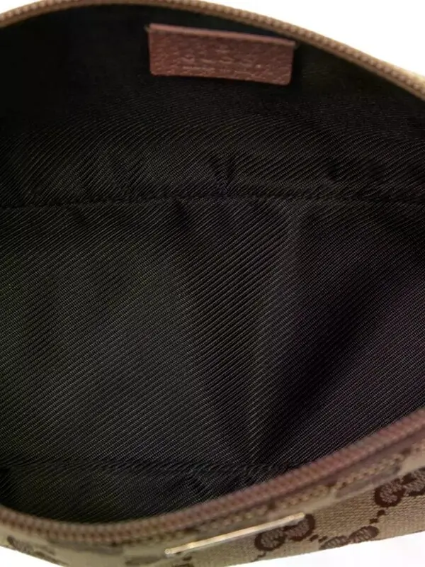 Gucci 2000-2015 Gg Canvas Web Boat Shoulder Bag