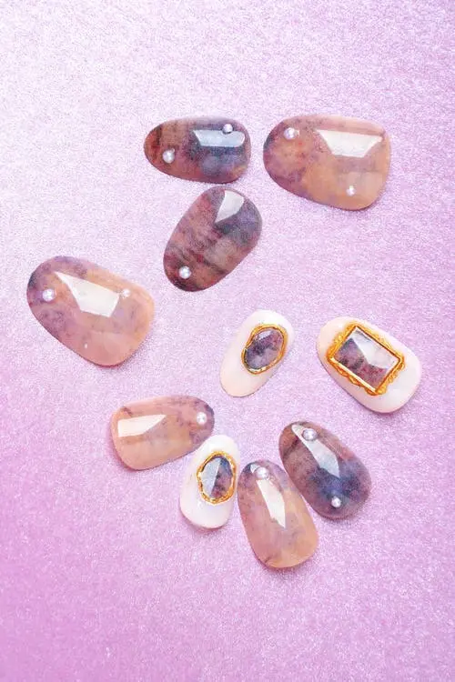 NEVER HAVE I EVER SHOP Claude Monet Water Lilies Short Oval Press On Nails