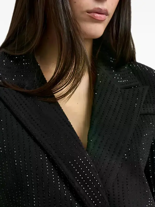 TWENTY FOURHAITCH Uliane Rhinestone-embellished Notch-lapel Blazer