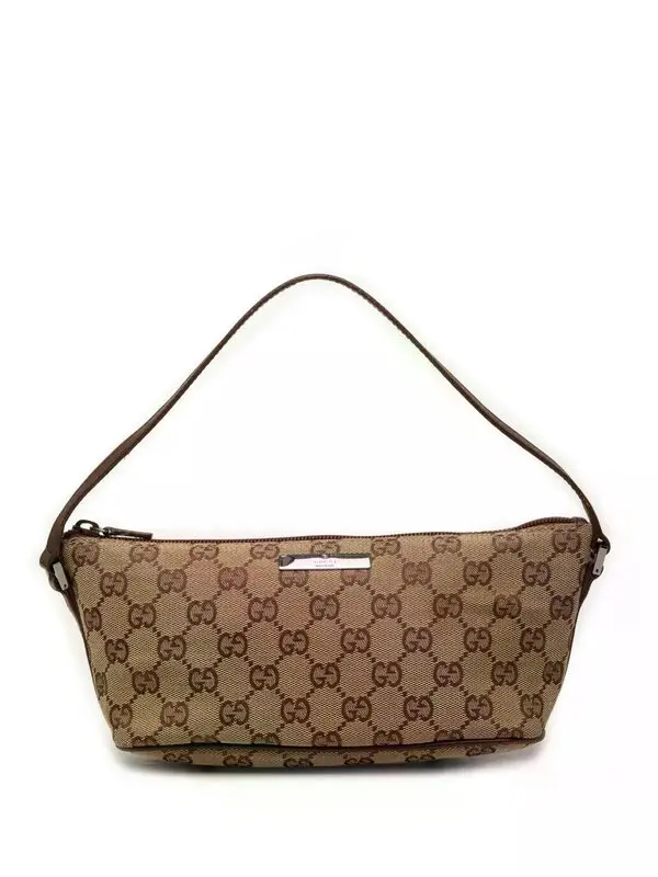 Gucci 2000-2015 Gg Canvas Boat Shoulder Bag