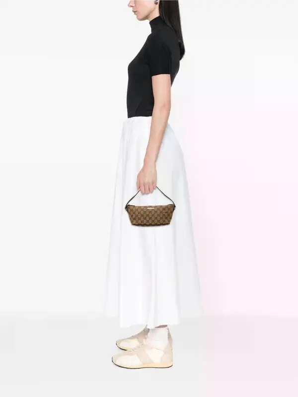 Gucci 2000-2015 Gg Canvas Boat Shoulder Bag