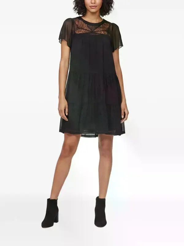 Sandro Lace-detail Mini Dress