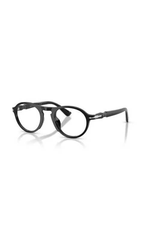 Persol 49mm Phantos Optical Glasses - Black