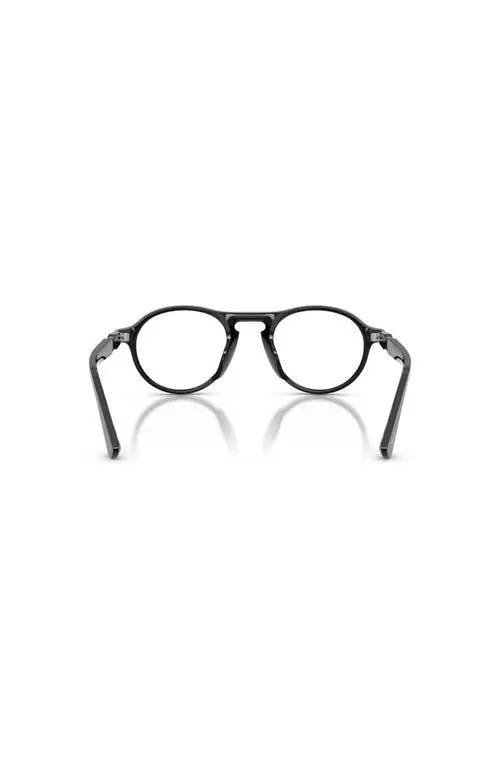 Persol 49mm Phantos Optical Glasses - Black