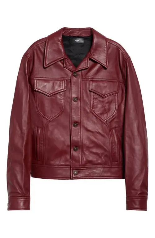 Amiri Vintage Cut Leather Jacket