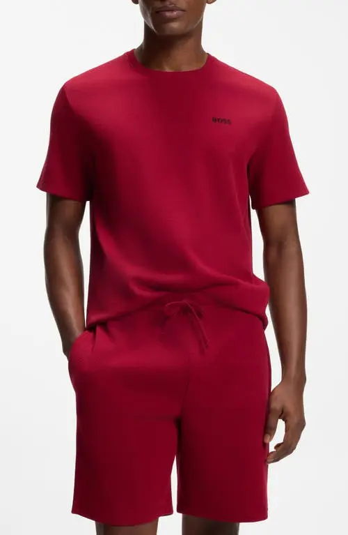 BOSS Waffle T-shirt - Medium Red