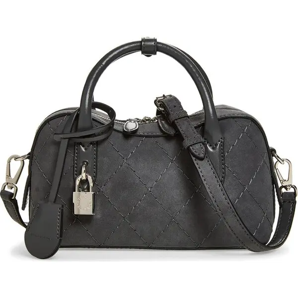 Stella McCartney Small Ryder Quilted Crossbody Bag - Slate