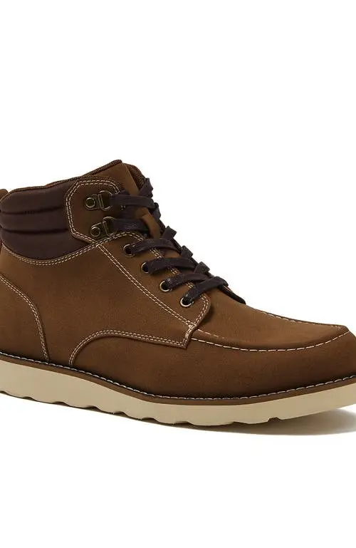 LANDS' END Casual Moc Toe Boots - Tan