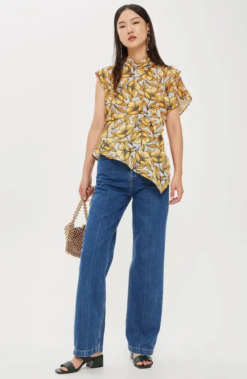 Topshop Ruffle Blouse
