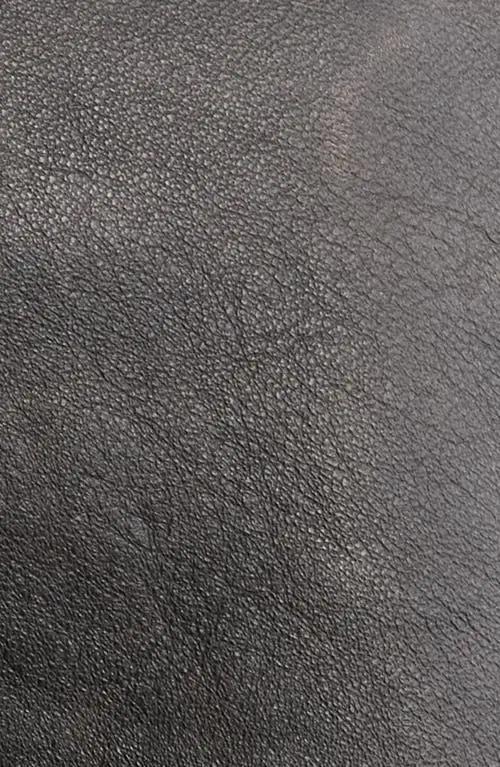 THE FRYE COMPANY Goat Crack Leather Bomber Jacket