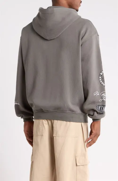 PACSUN Untamed Embroidered Zip Hoodie