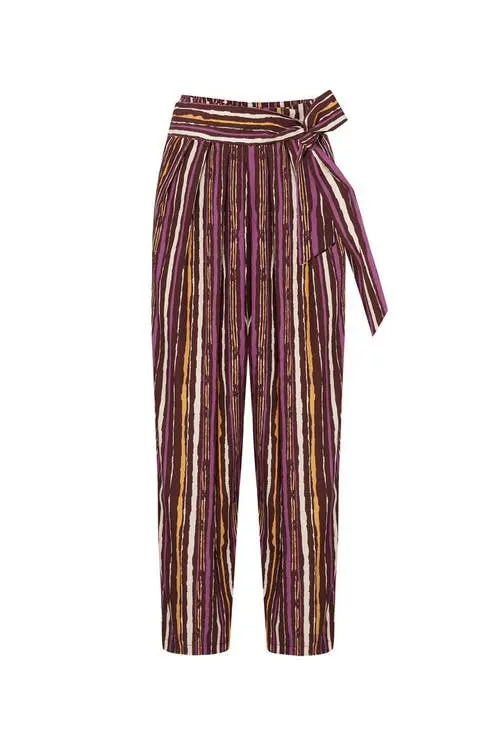 EXQUISE Print Pants - Multicolor