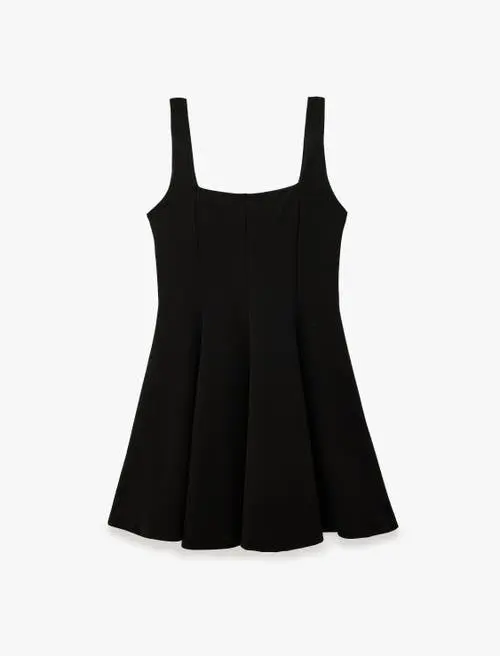 Koton Strappy Square Neck Mini Dress
