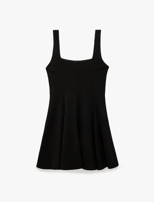 Koton Strappy Square Neck Mini Dress
