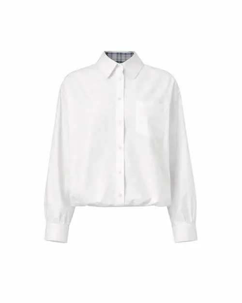 THEO THE LABEL Rhapso Blousant Shirt - White