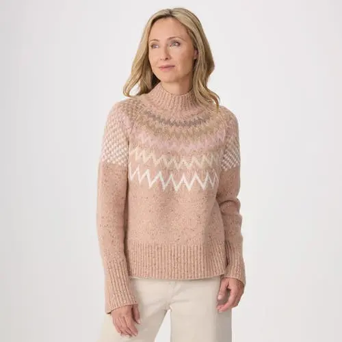 Krimson Klover Lara Mock Neck - Rosé