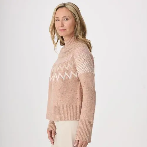 Krimson Klover Lara Mock Neck - Rosé